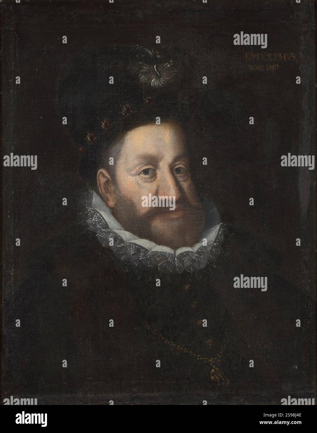 Hans von Aachen (circle) - Rudolf II Stock Photo - Alamy