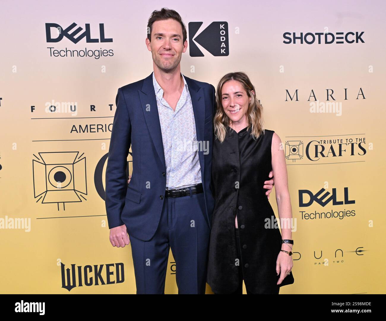 Sean Douglas and Rachel Bartov arriving to American Cinematheque's 4th Annual Tribute To The ...