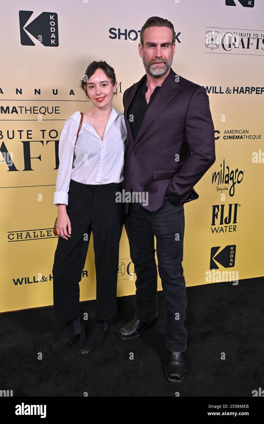 Erin McIntosh and David Meadows arriving to American Cinematheque's 4th ...