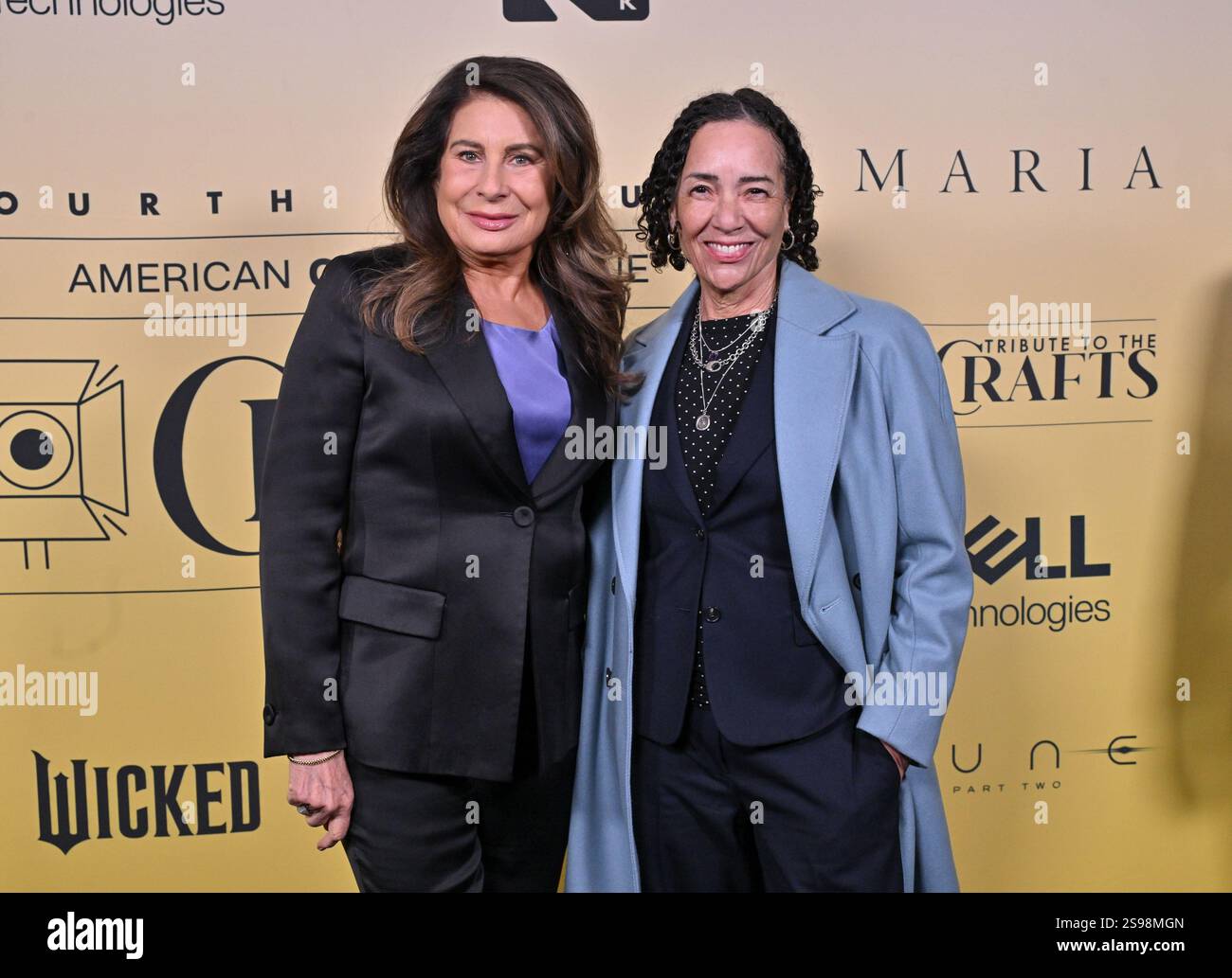 Paula Wagner and Stephanie Allain arriving to American Cinematheque's ...