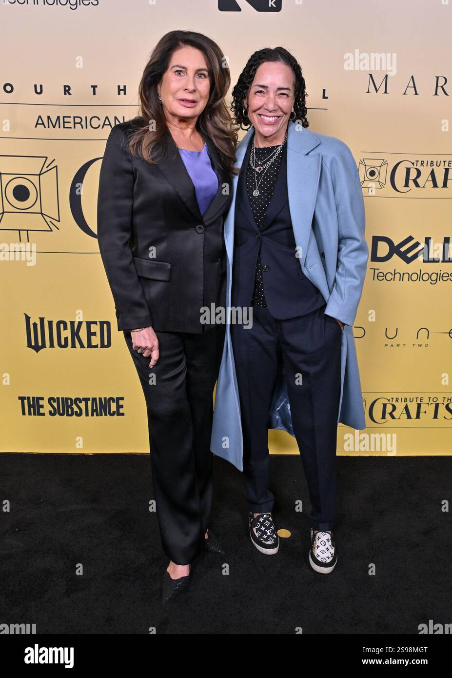 Paula Wagner and Stephanie Allain arriving to American Cinematheque's ...