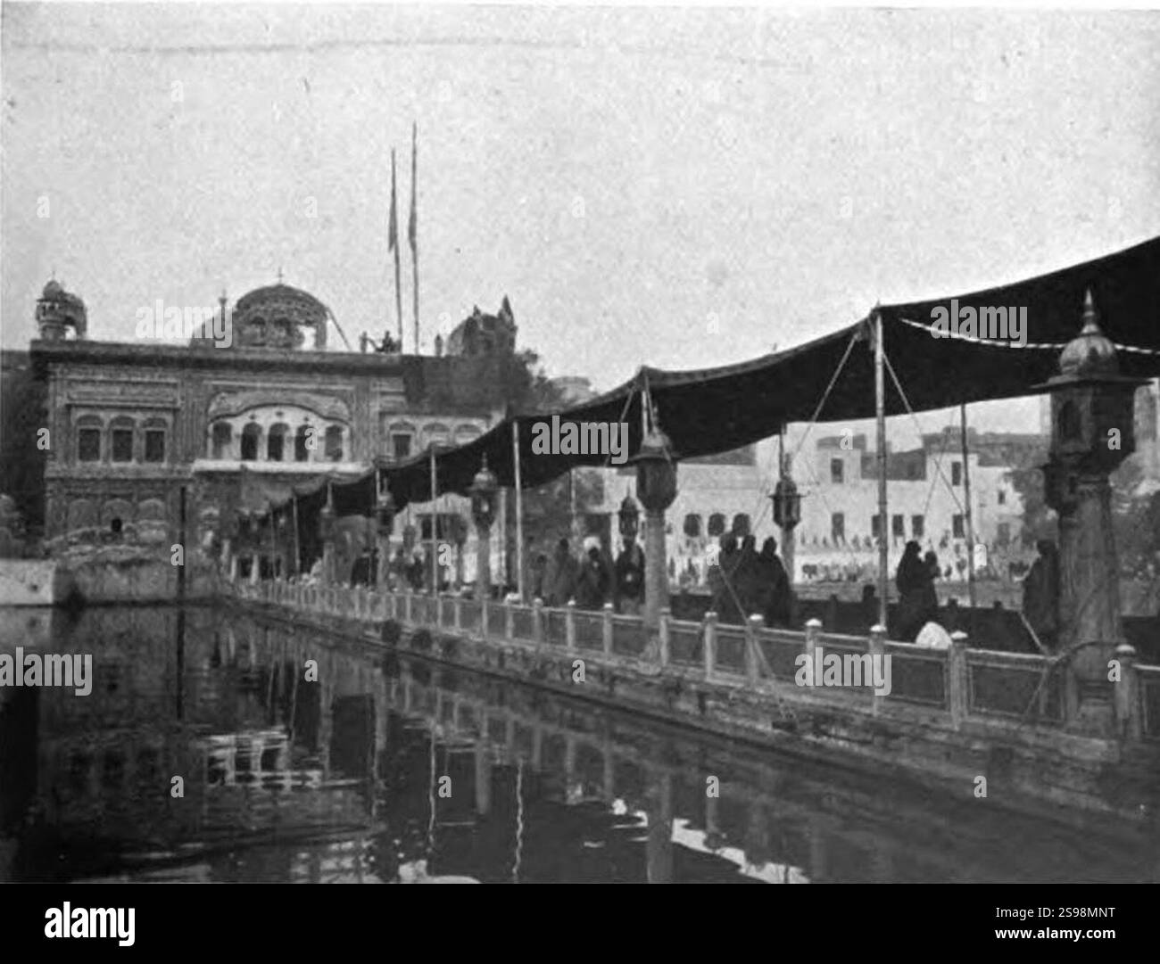 Harmandir Sahib Causeway 1906- pg 86 - India under royal eyes- Henry ...