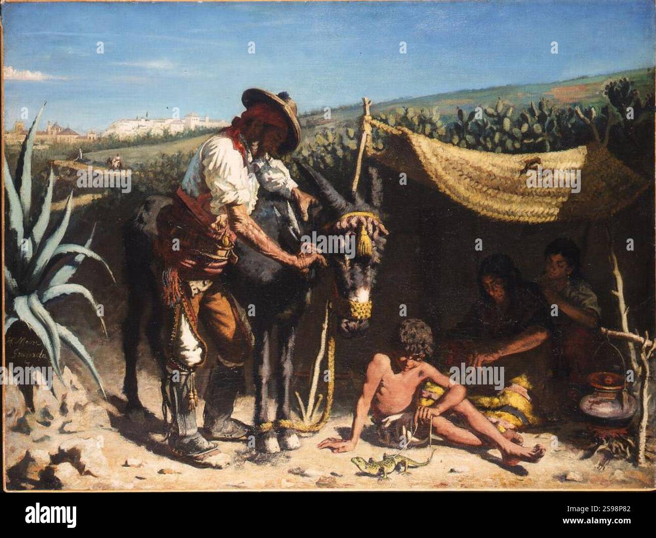 Harry Humphrey Moore - Spanish Gypsies in Granada - LA2076 - Hispanic ...