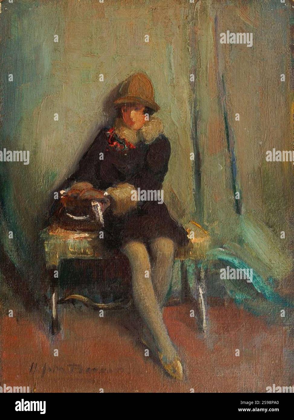 Harry John Pearson - Harry John Pearson RBA, British 1872-1933- Girl ...