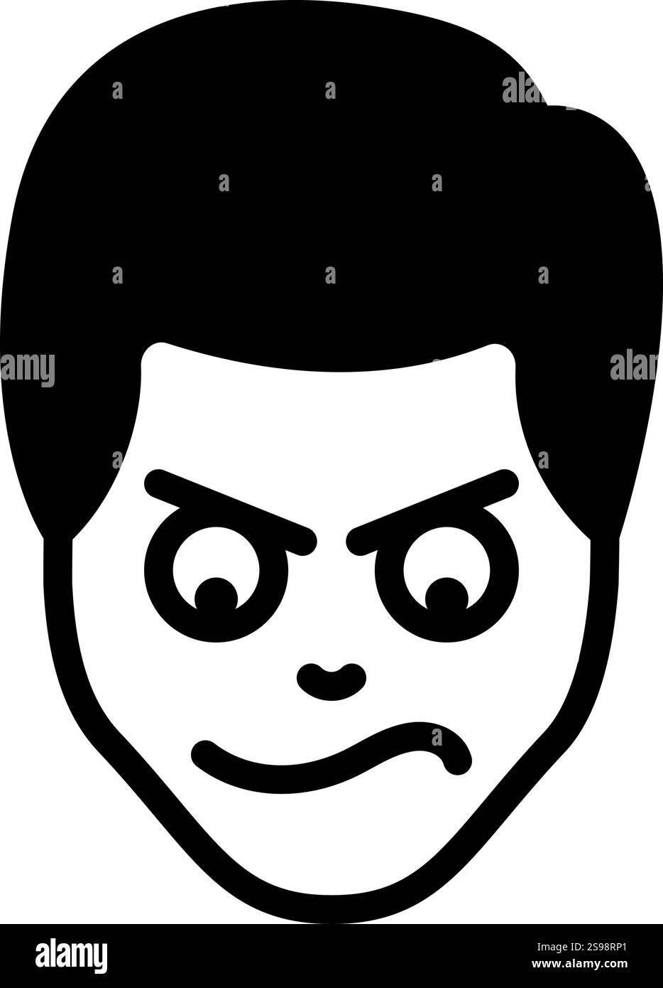 Fuming angry Stock Vector Images - Alamy