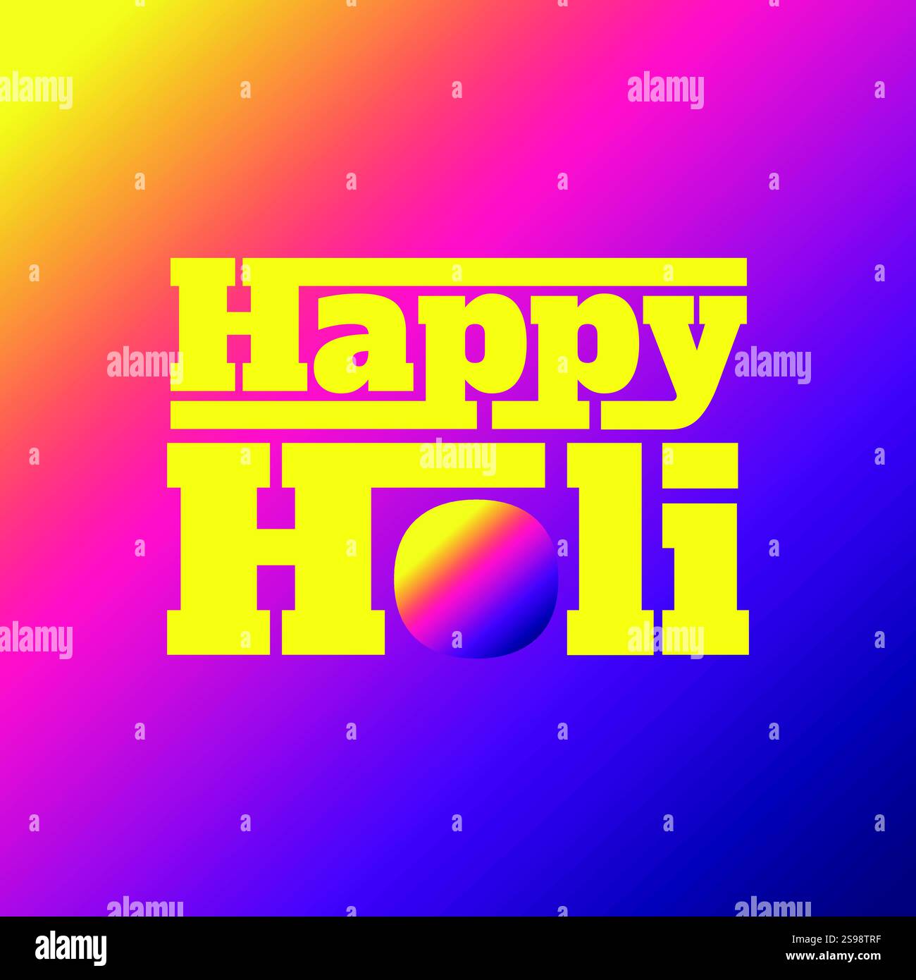 Happy Holi color festival celebration banner, poster, greeting card on ...