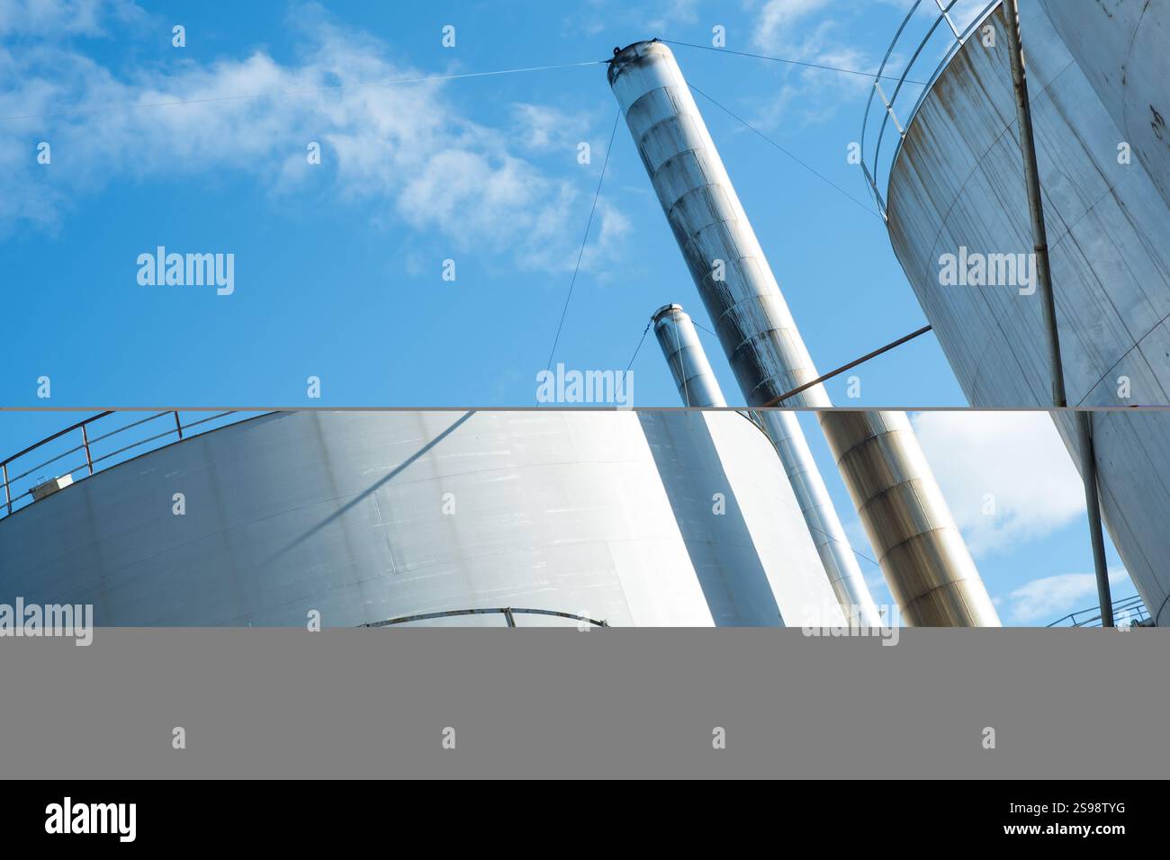 Machine, metal and outdoor factory for manufacturing, industrial ...