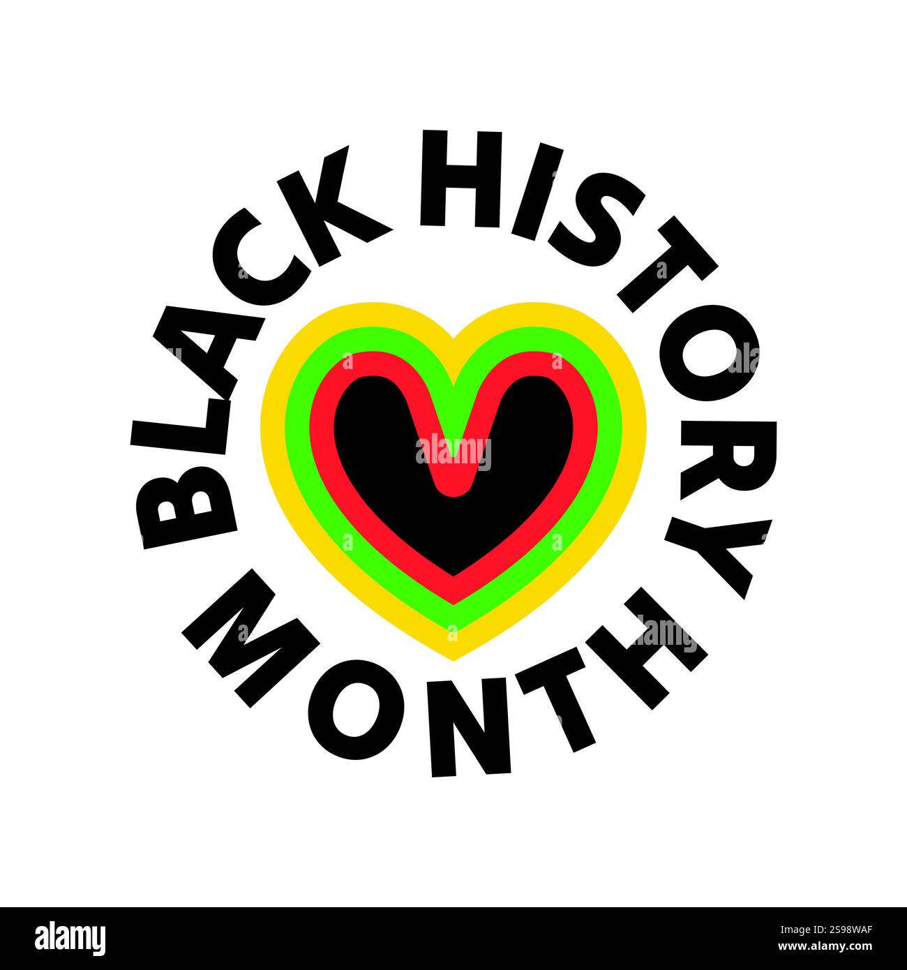 Black history month flag red Cut Out Stock Images & Pictures - Alamy