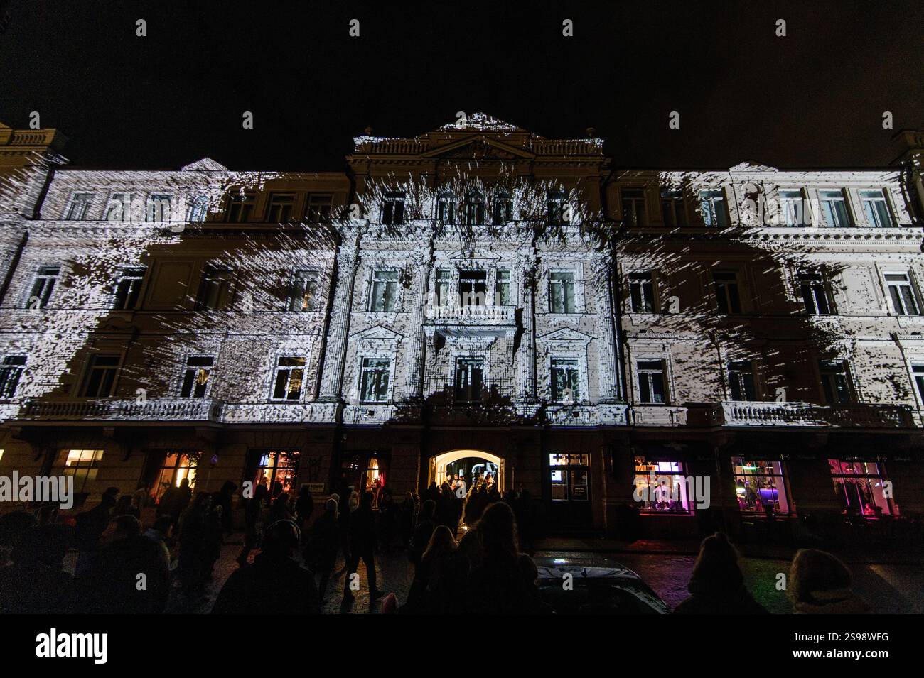 The light installation "408 Possession" created by Video Architects ...
