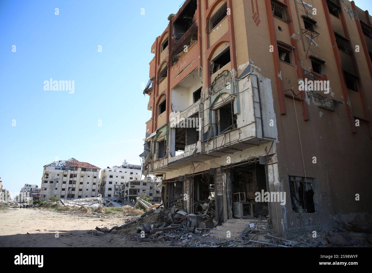 January 23, 2025, Gaza, Palestine: (int) the massive extent of ...