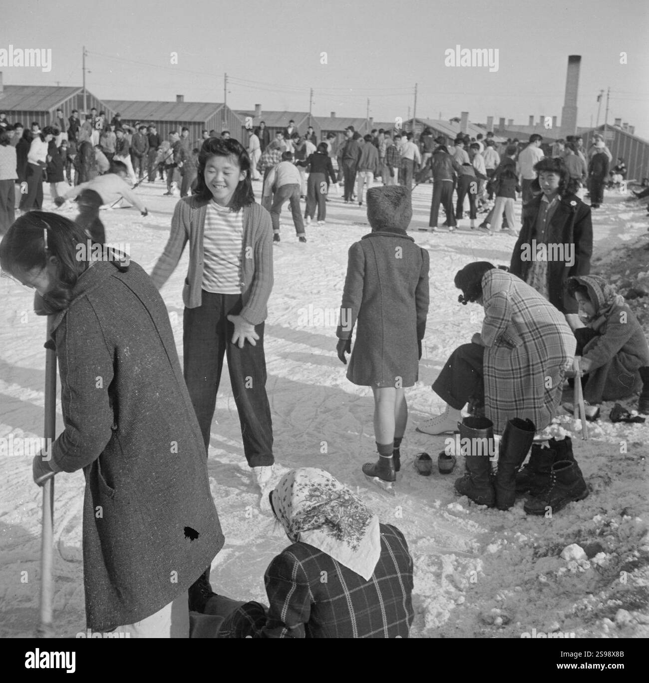 Heart Mountain Relocation Center, Heart Mountain, Wyoming. Residents of ...