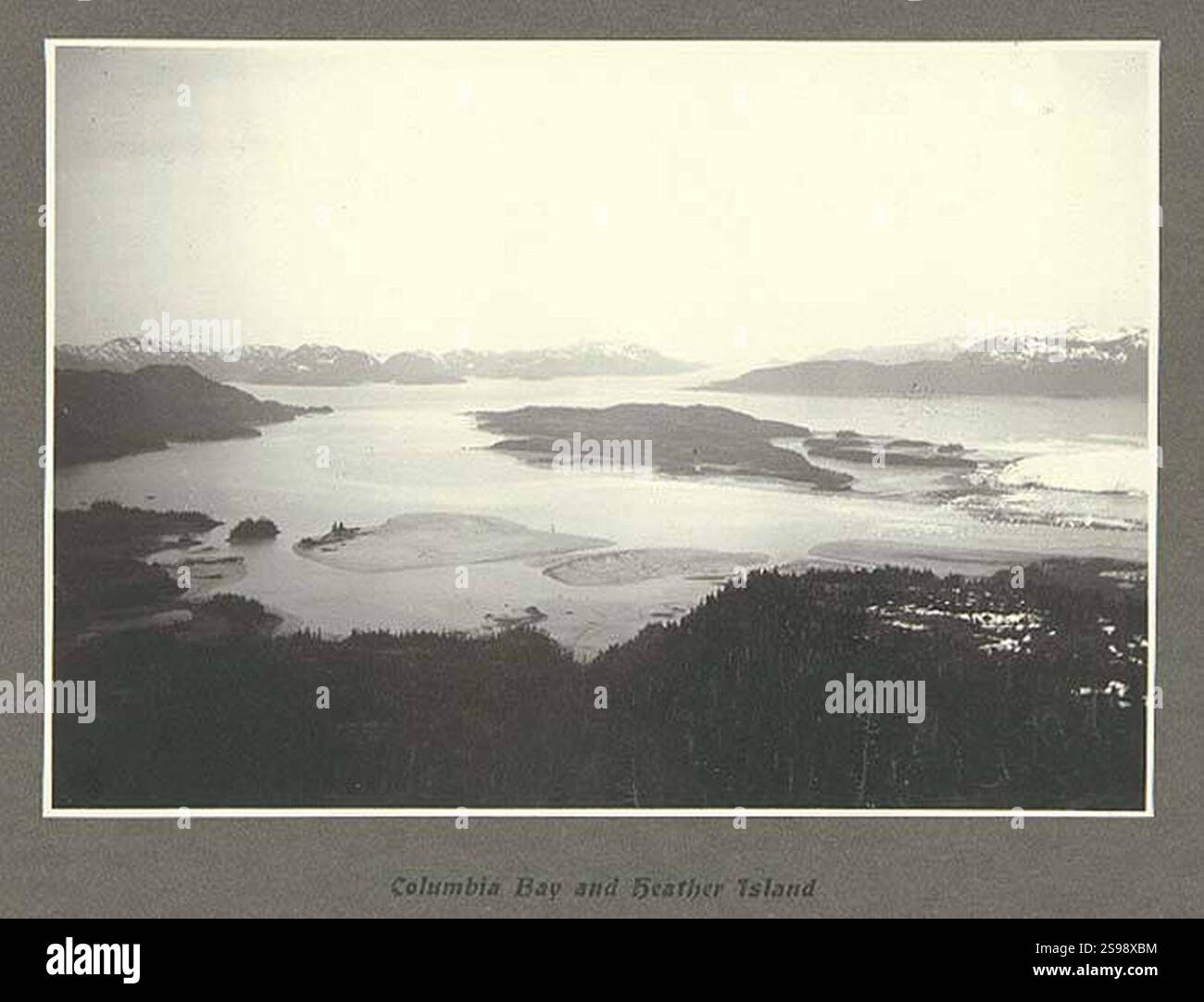 Heather Island, Columbia Bay, Alaska, June 1899 (HARRIMAN 124 Stock ...