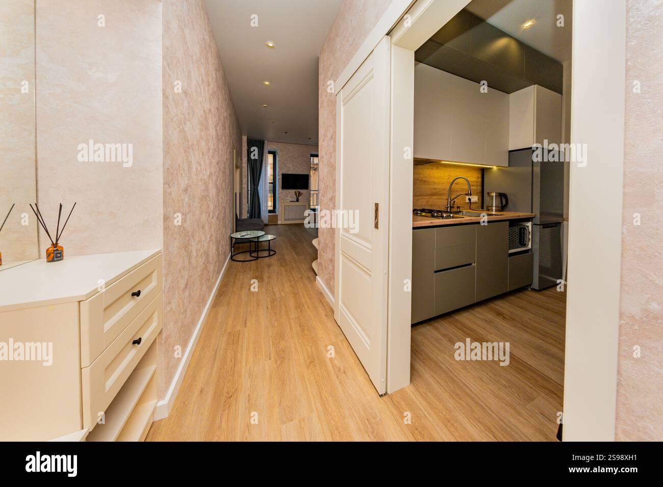 Apartment Interior Design Istanbul Turkey: Modern hallway reveals ...