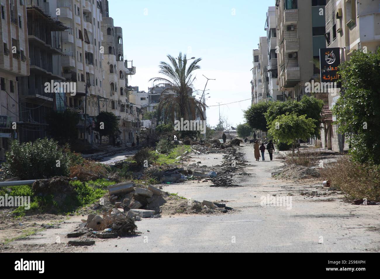 January 23, 2025, Gaza, Palestine: (int) the massive extent of ...