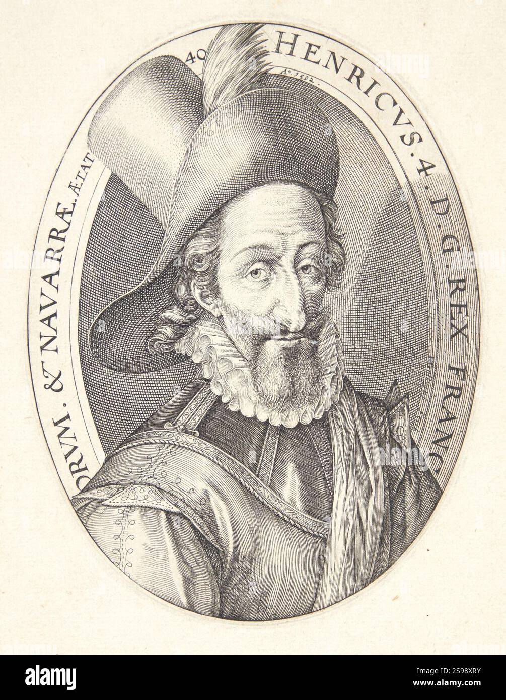 Hendrick Goltzius, Henrik IV, konge af Frankrig, 1592 Stock Photo - Alamy