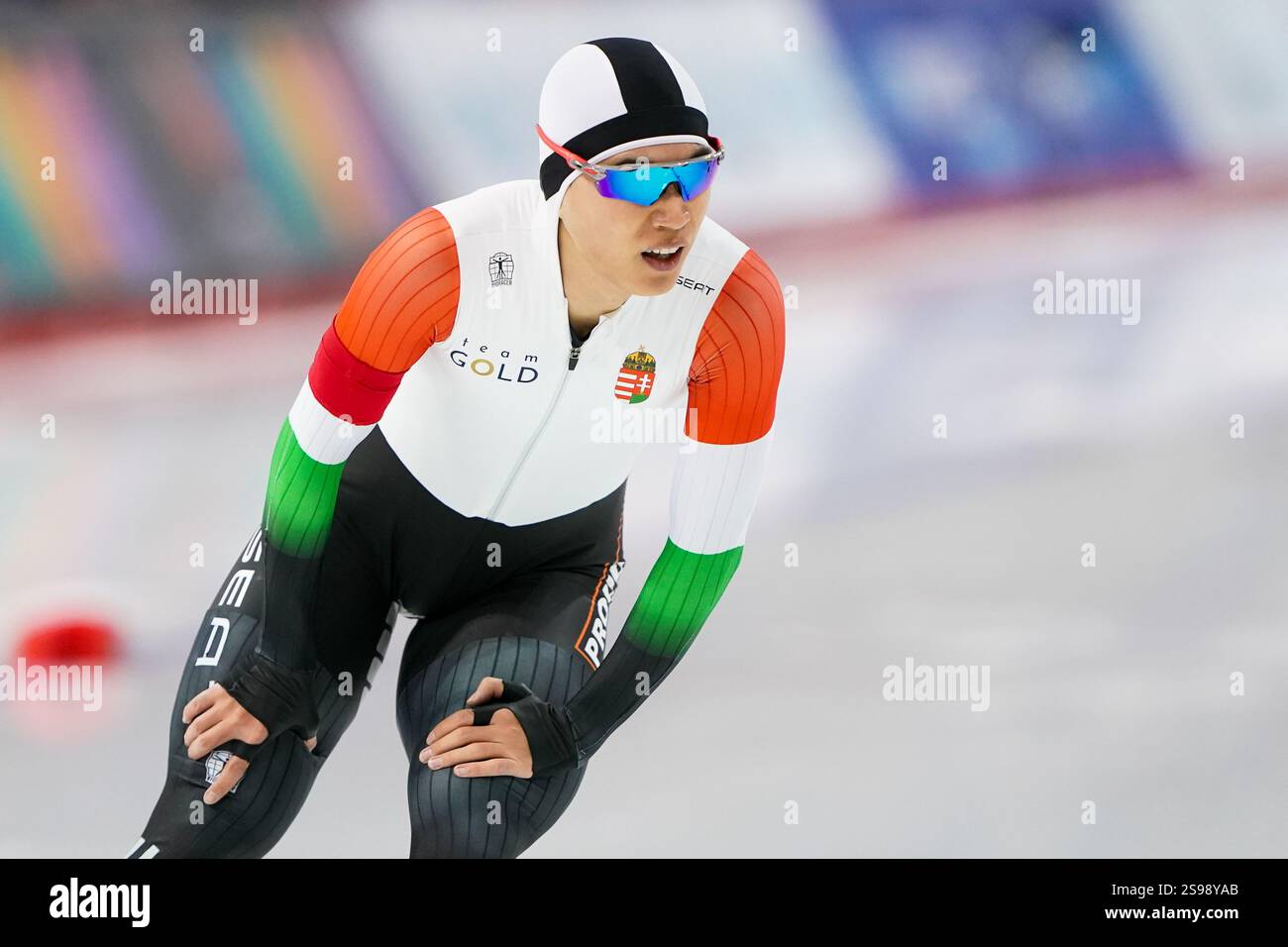 CALGARY, CANADA - JANUARY 24: Min-Seok Kim of Hungary competing during ...