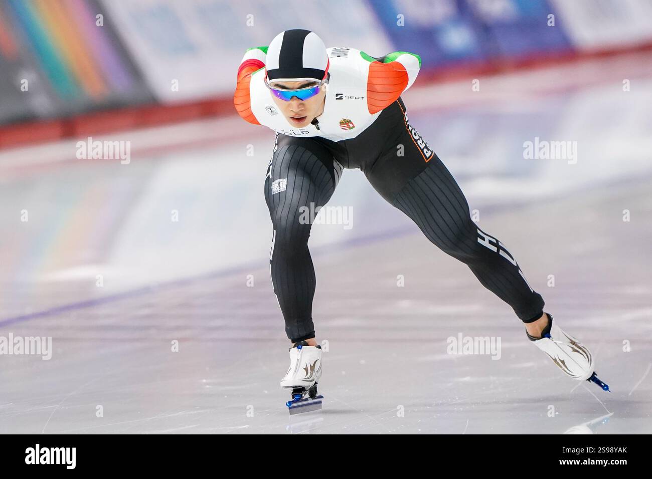 CALGARY, CANADA - JANUARY 24: Min-Seok Kim of Hungary competing during ...