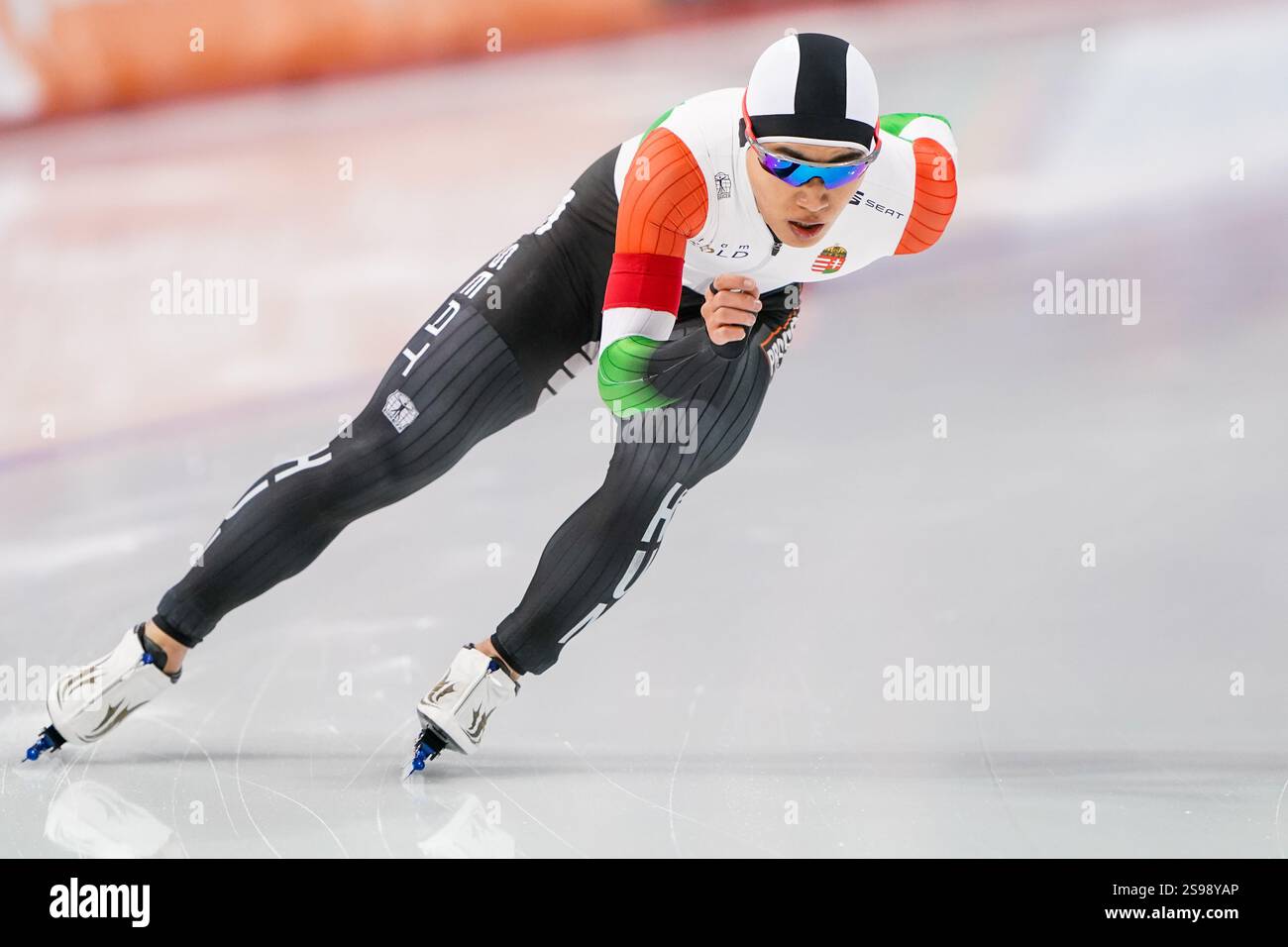 CALGARY, CANADA - JANUARY 24: Min-Seok Kim of Hungary competing during ...