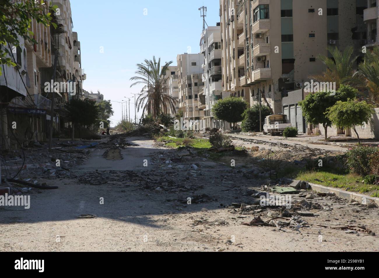 January 23, 2025, Gaza, Palestine: (int) the massive extent of ...