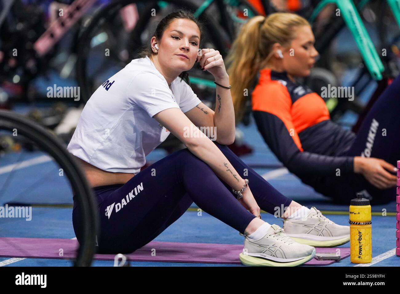 CALGARY, CANADA - JANUARY 24: Angel Daleman of Netherlands competing ...