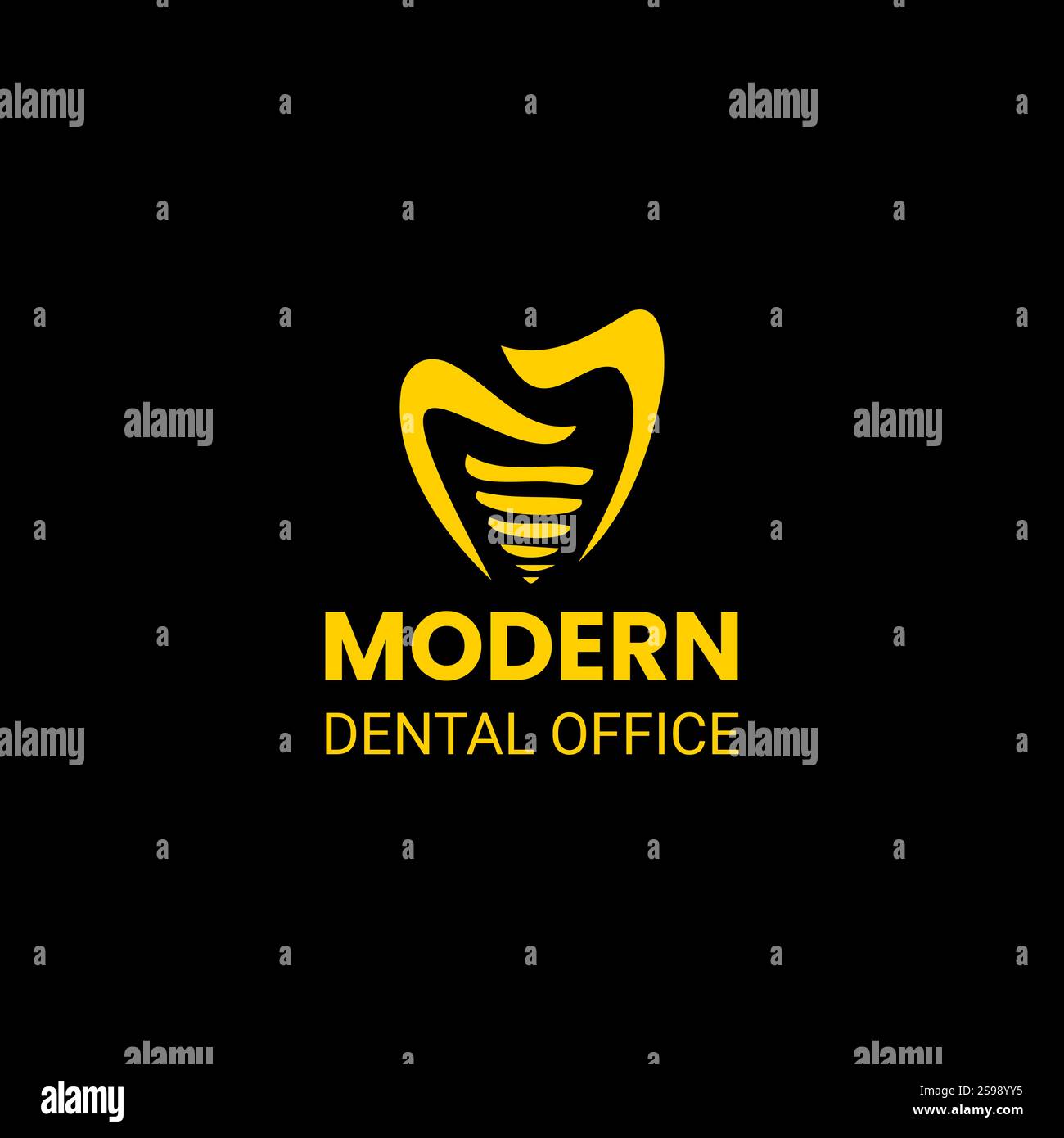 DENTAL LOGO VECTOR Stock Vector Image & Art - Alamy