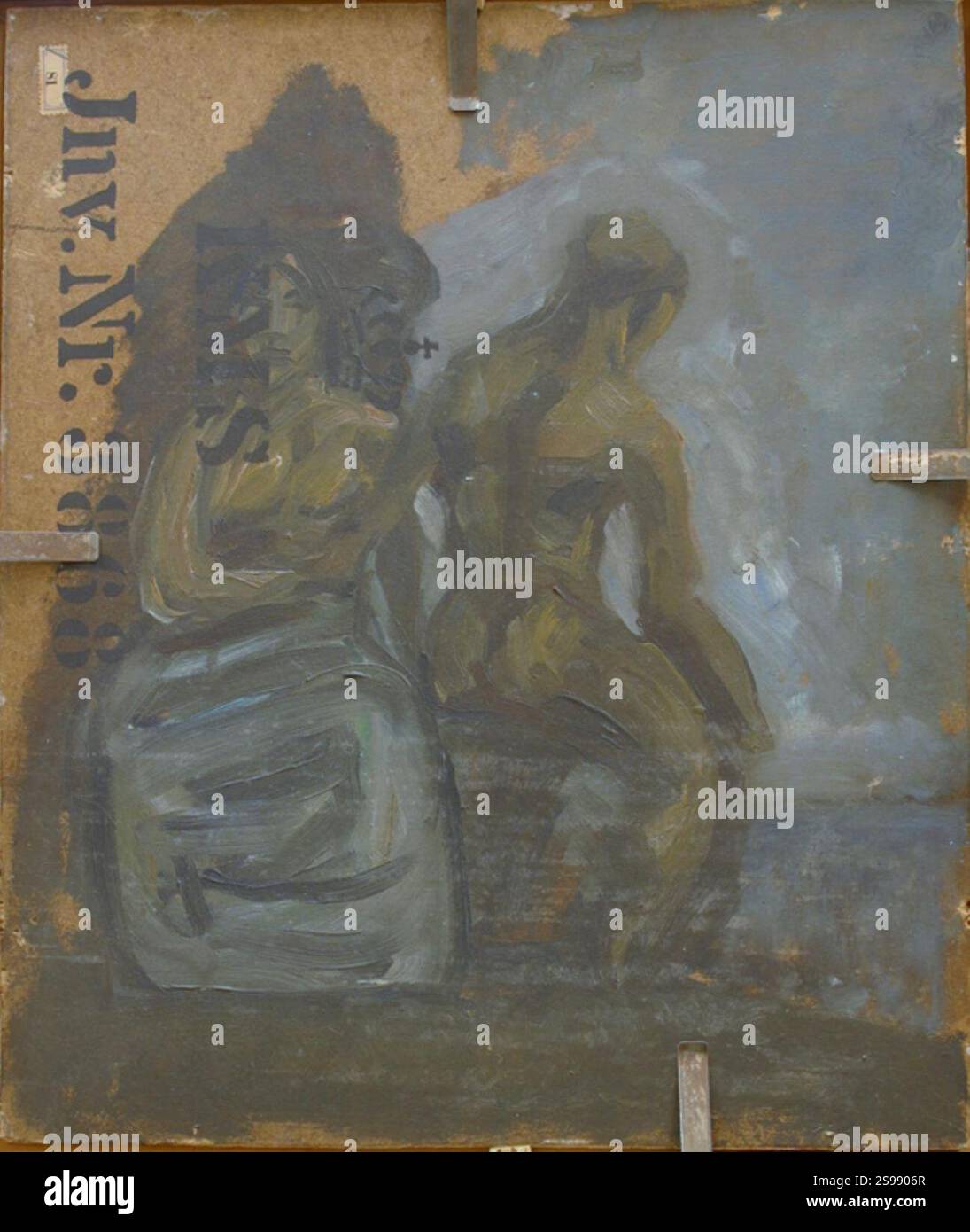 Oluf Hartmann, En mand og en kvinde, 1909 Stock Photo - Alamy