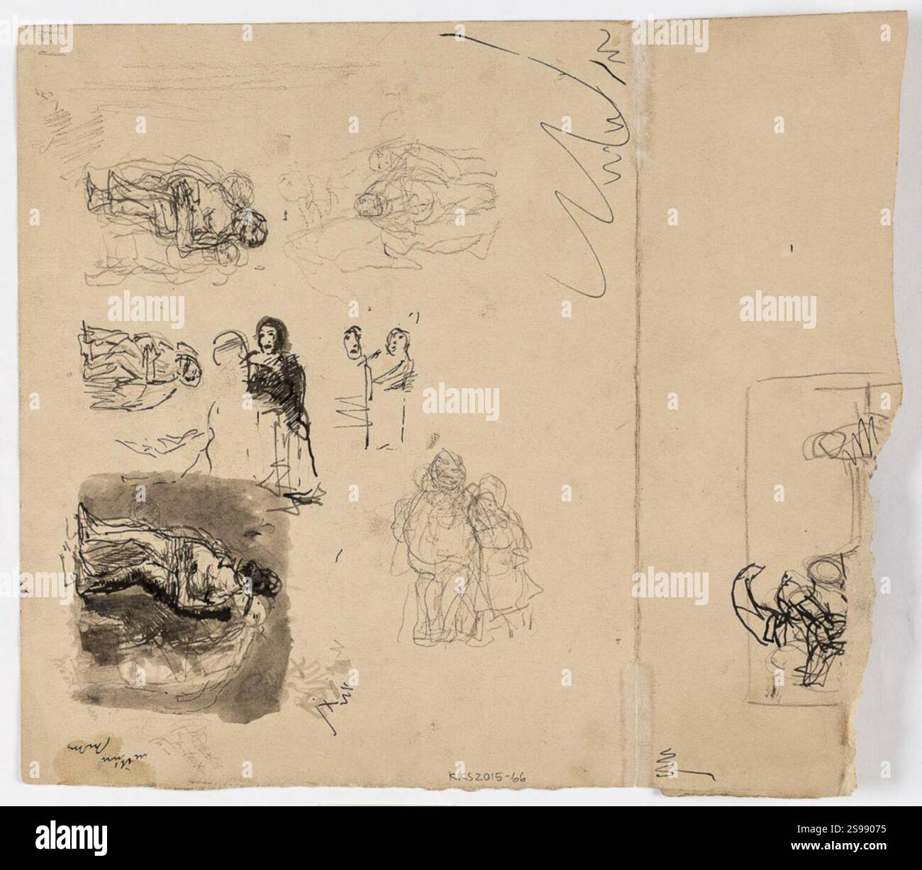 Oluf Hartmann, Figur- og kompositionsstudier Stock Photo - Alamy