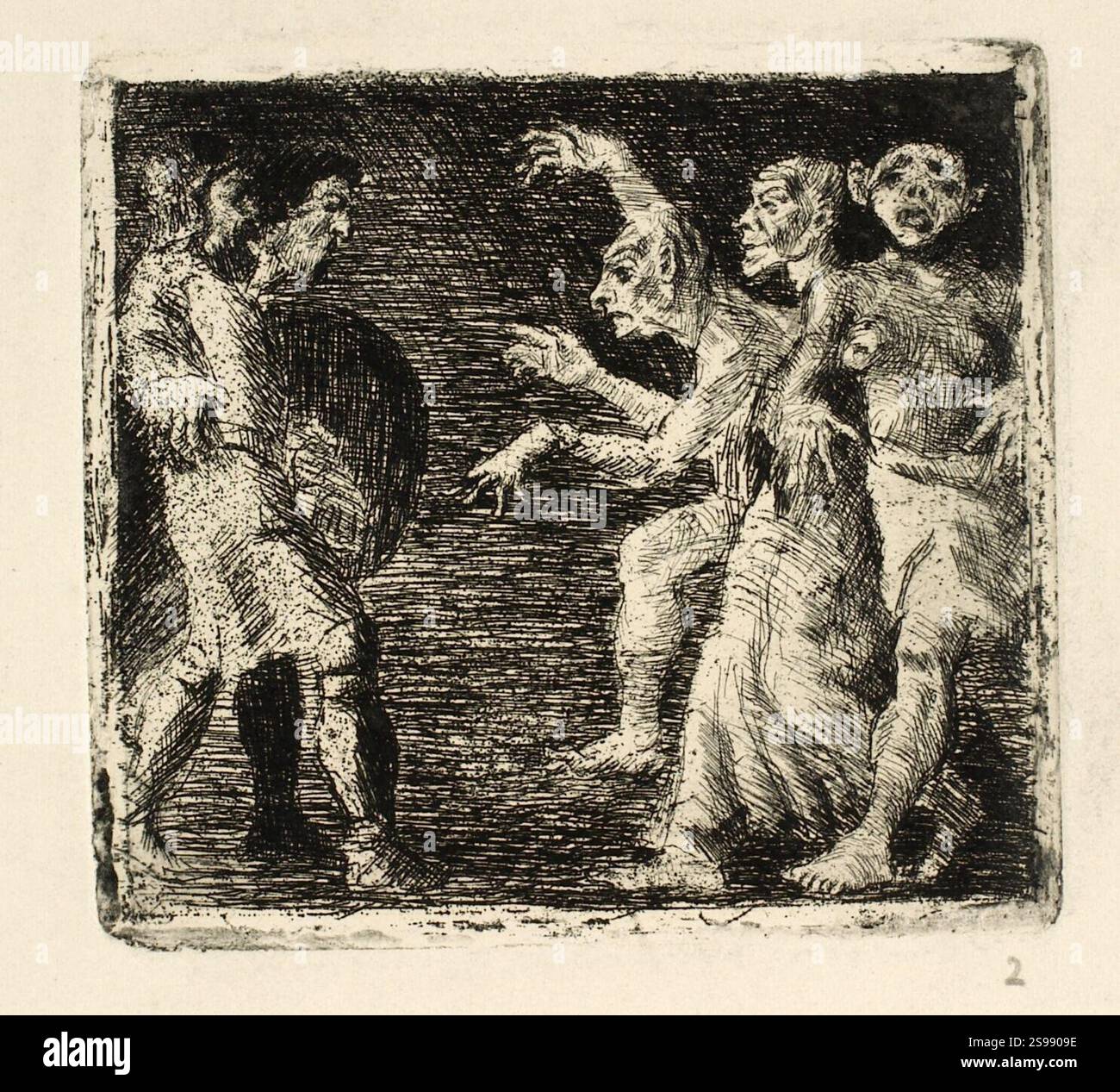 Oluf Hartmann, Macbeth og Hexene, 1902 Stock Photo - Alamy