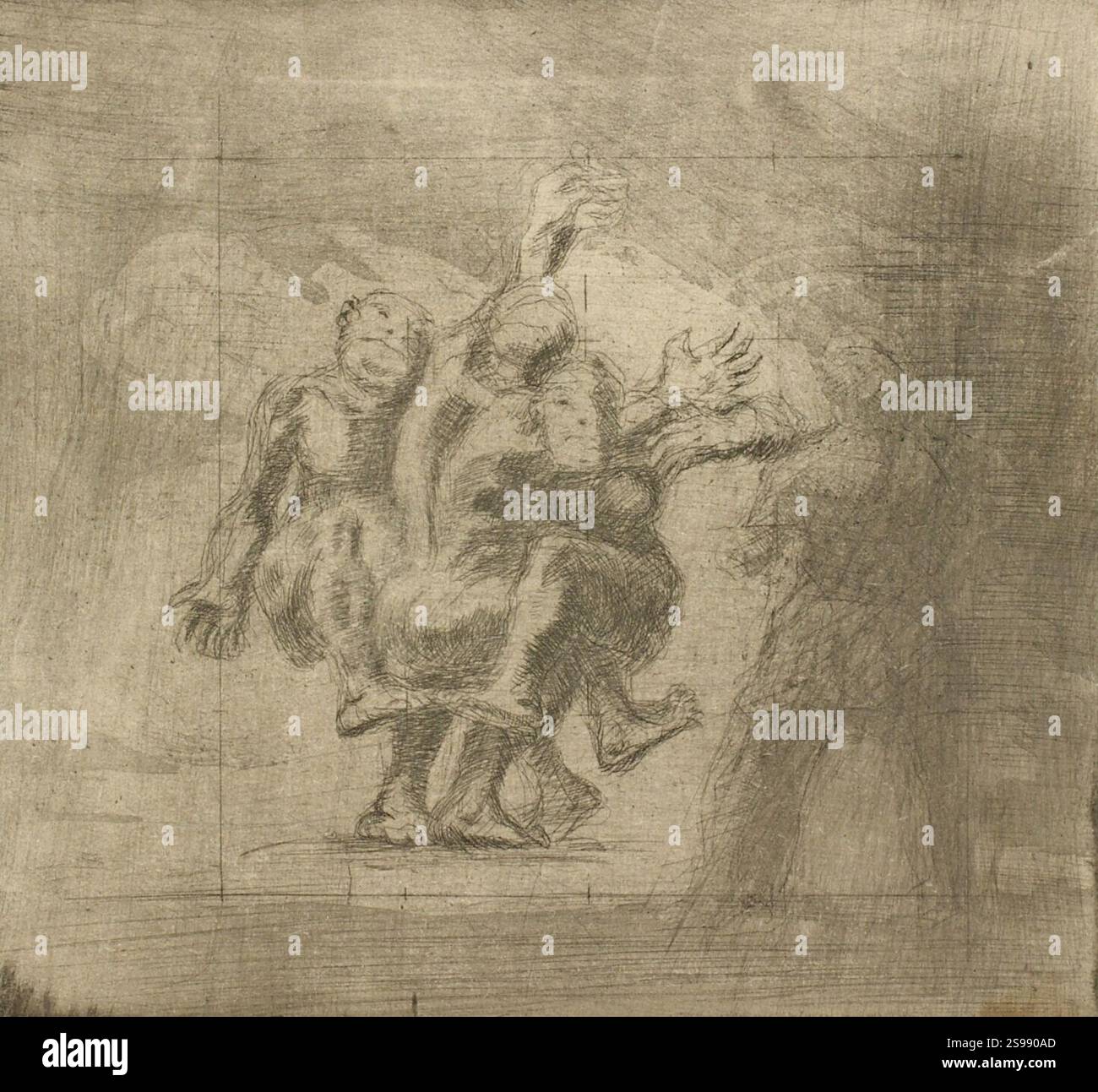 Oluf Hartmann, Macbeth og heksene, 1908 Stock Photo - Alamy