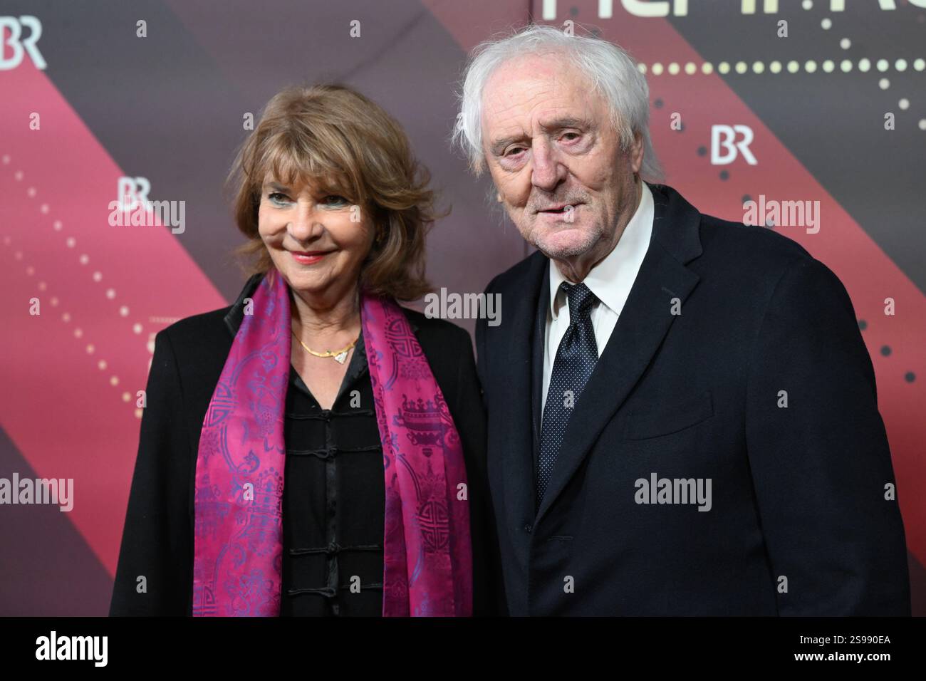 24 January 2025, Bavaria, Munich: Actor Günther Maria Halmer and his ...