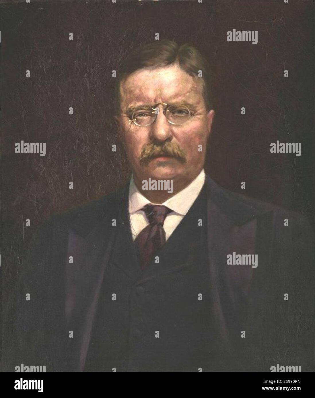 Portrait of Theodore Roosevelt by Adriaan Martin de Groot, c. 1925 ...