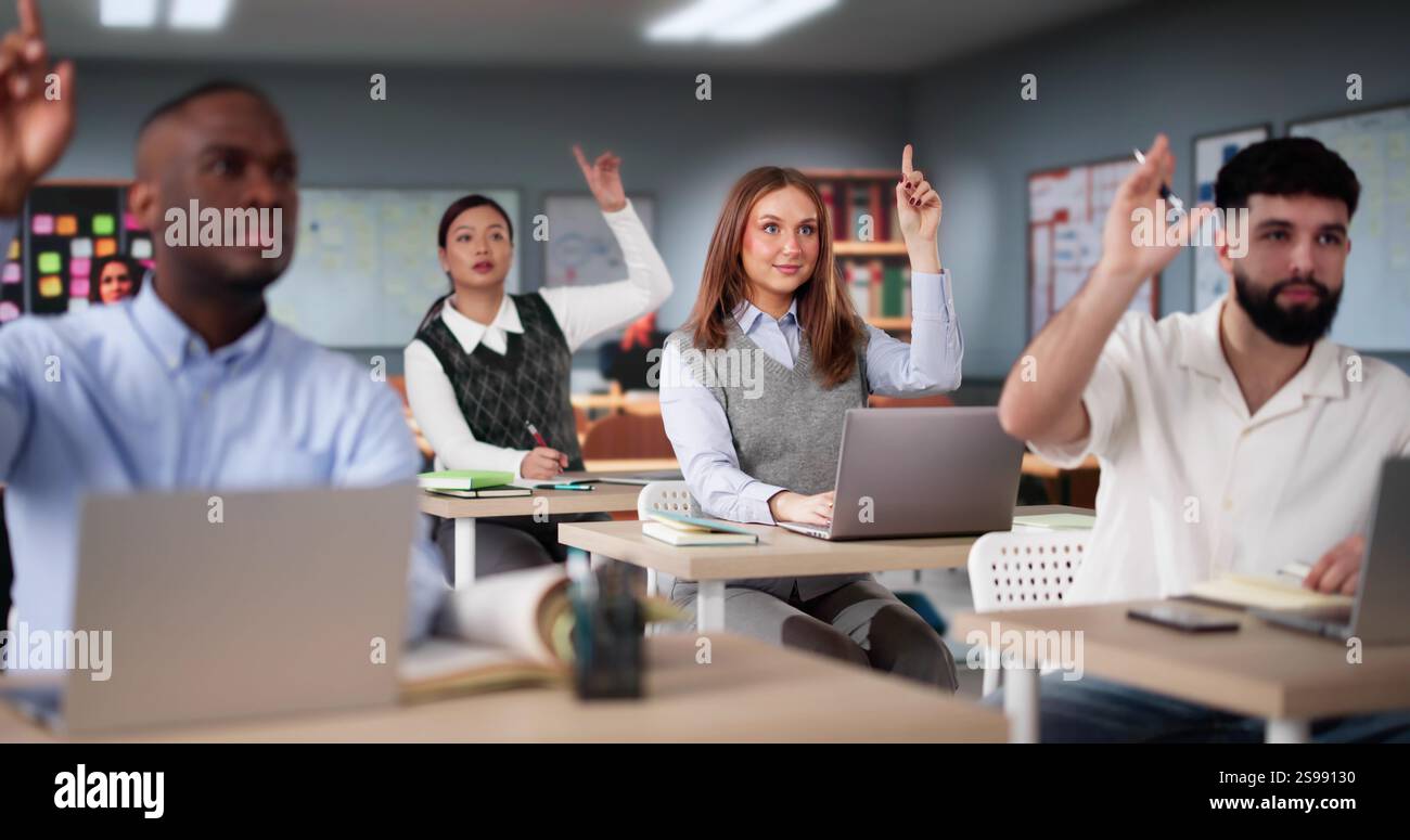 Muslim student diverse classroom hi-res stock photography and images ...