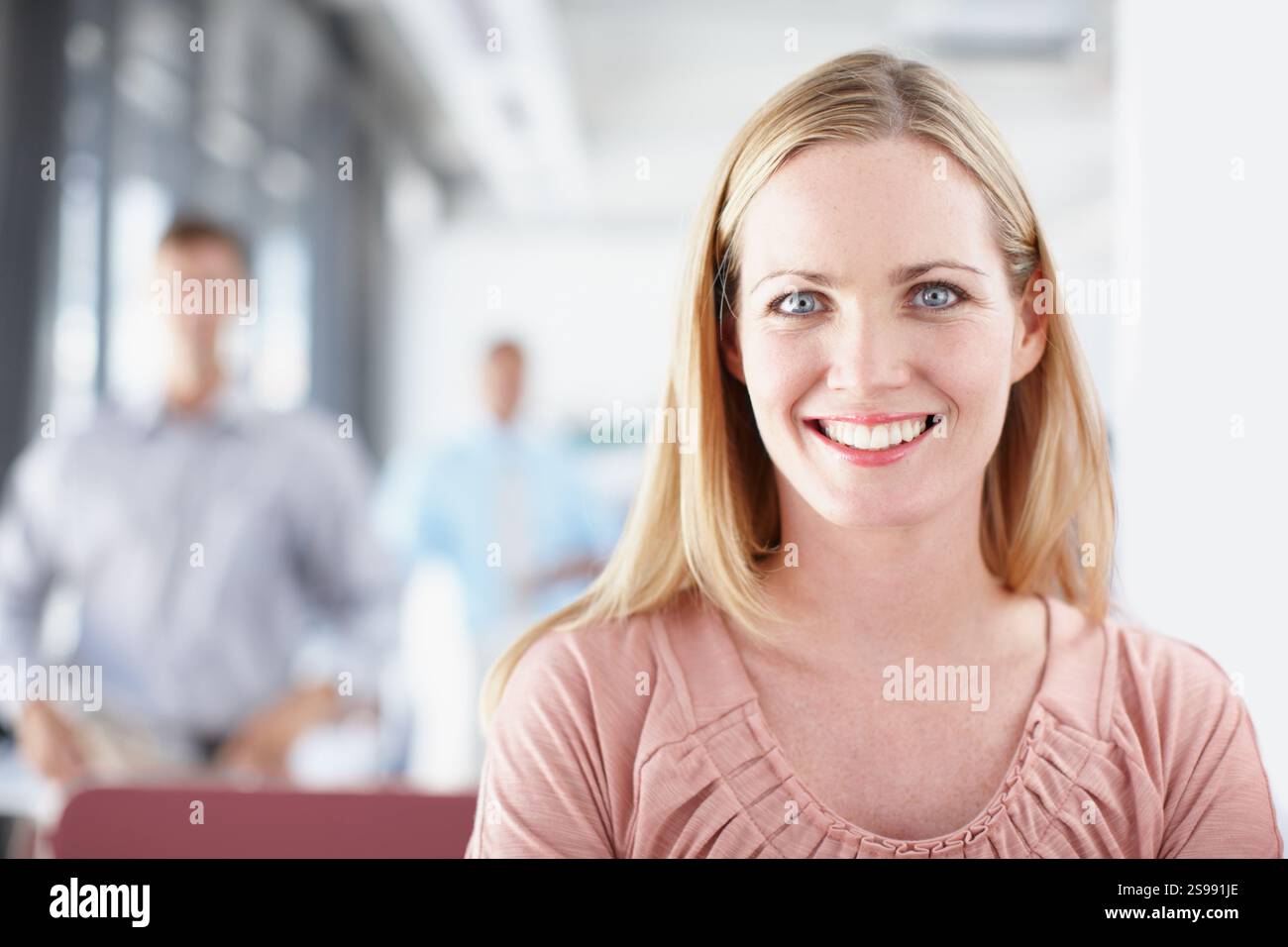 Portrait, intern and woman in office, creative and job experience for ...