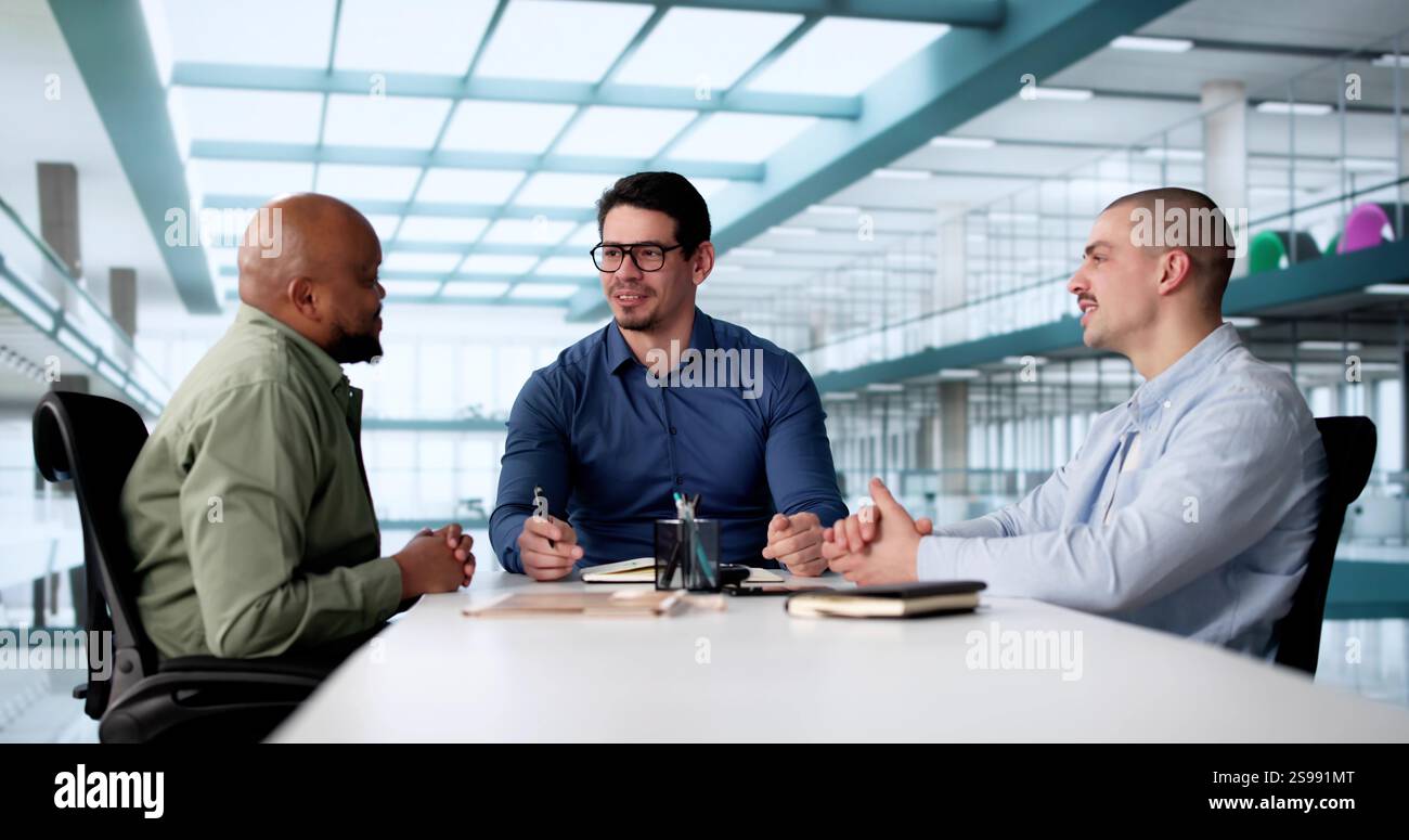 Multicultural Business Team Collaborating in Office Boardroom Meeting ...