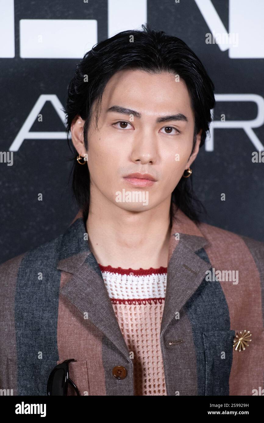 Shuzo Ohira attending the Kenzo Menswear Fall-Winter 2025/2026 show as ...