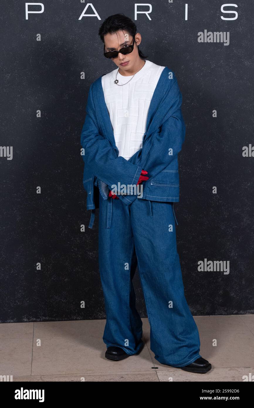 Hael Husaini attending the Kenzo Menswear Fall-Winter 2025/2026 show as ...