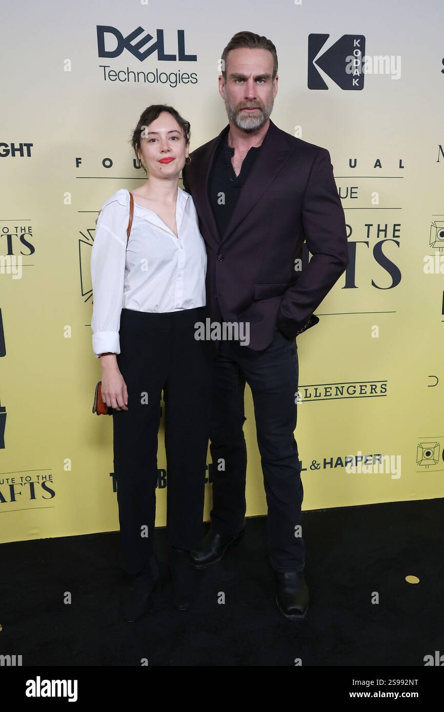 January 24, 2025, Los Angeles, California, USA: Erin McIntosh, David ...