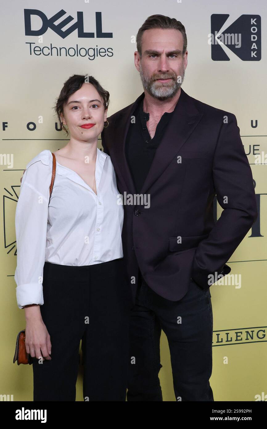 January 24, 2025, Los Angeles, California, USA: Erin McIntosh, David ...