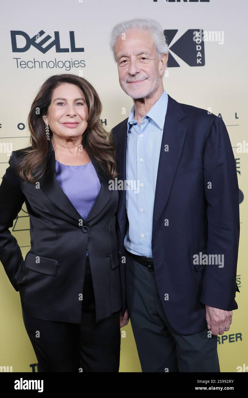 January 24, 2025, Los Angeles, California, USA: Paula Wagner, Rick ...