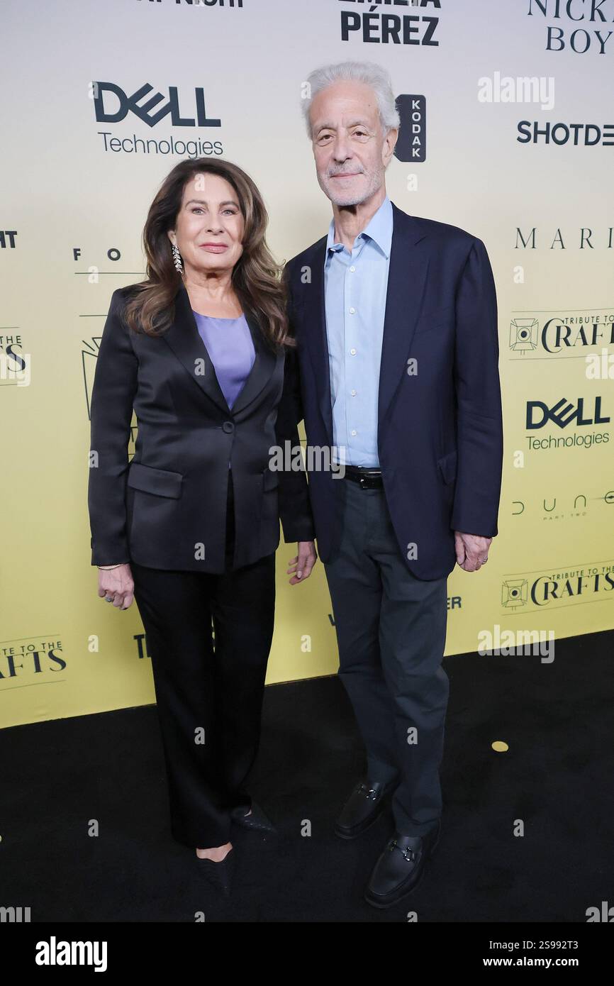 January 24, 2025, Los Angeles, California, USA: Paula Wagner, Rick ...