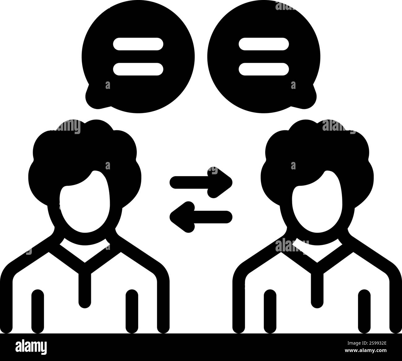 Discussion response Black and White Stock Photos & Images - Alamy