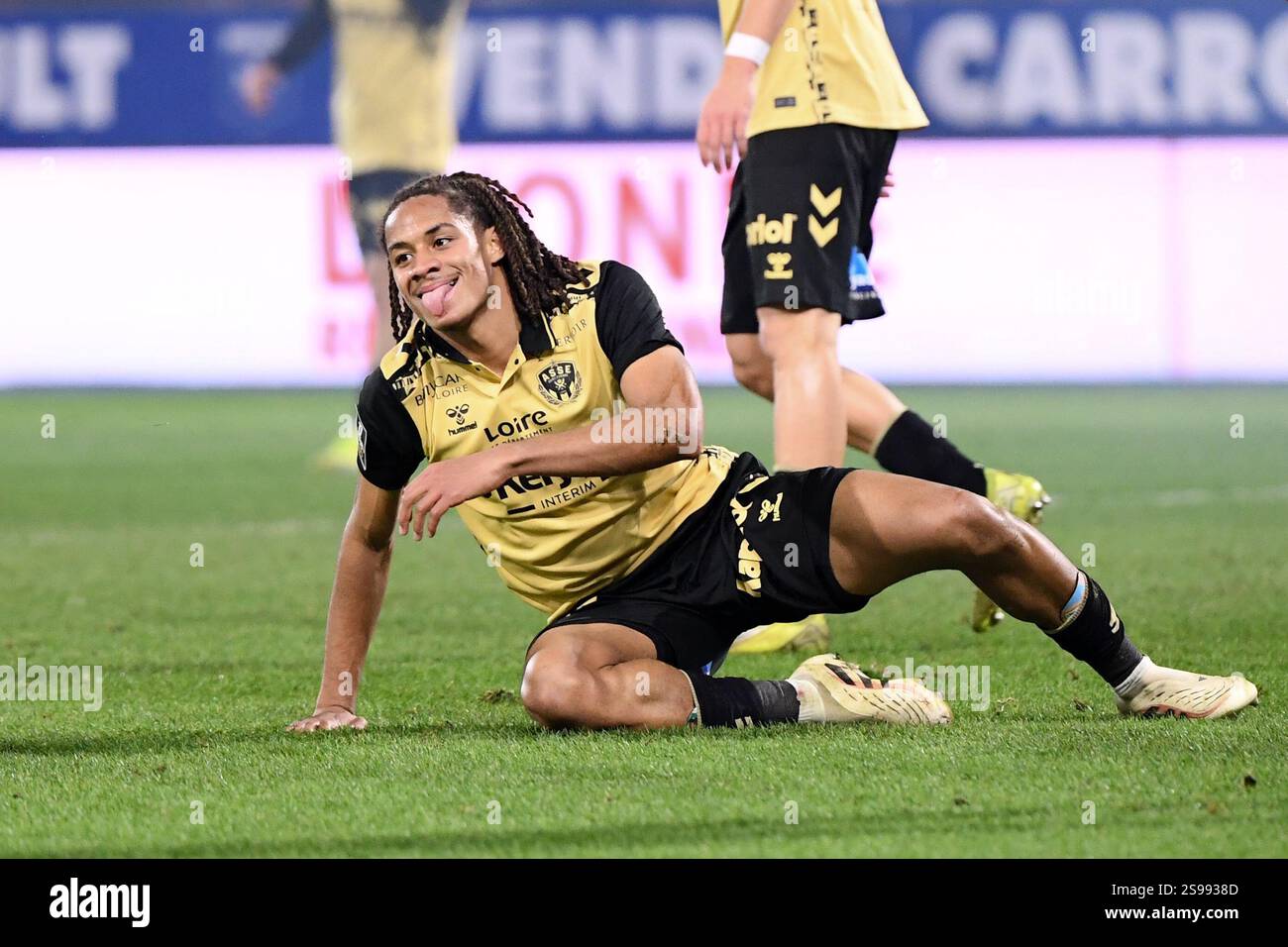 37 Mathis AMOUGOU (asse) during the Ligue 1 MCDonald's match between ...