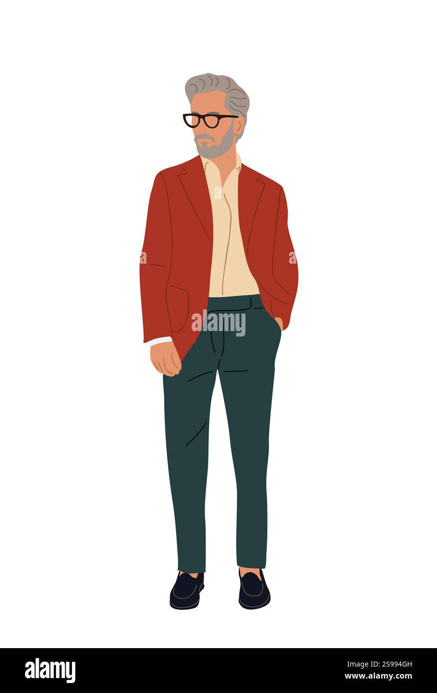 Smart casual senior manager Cut Out Stock Images & Pictures - Alamy