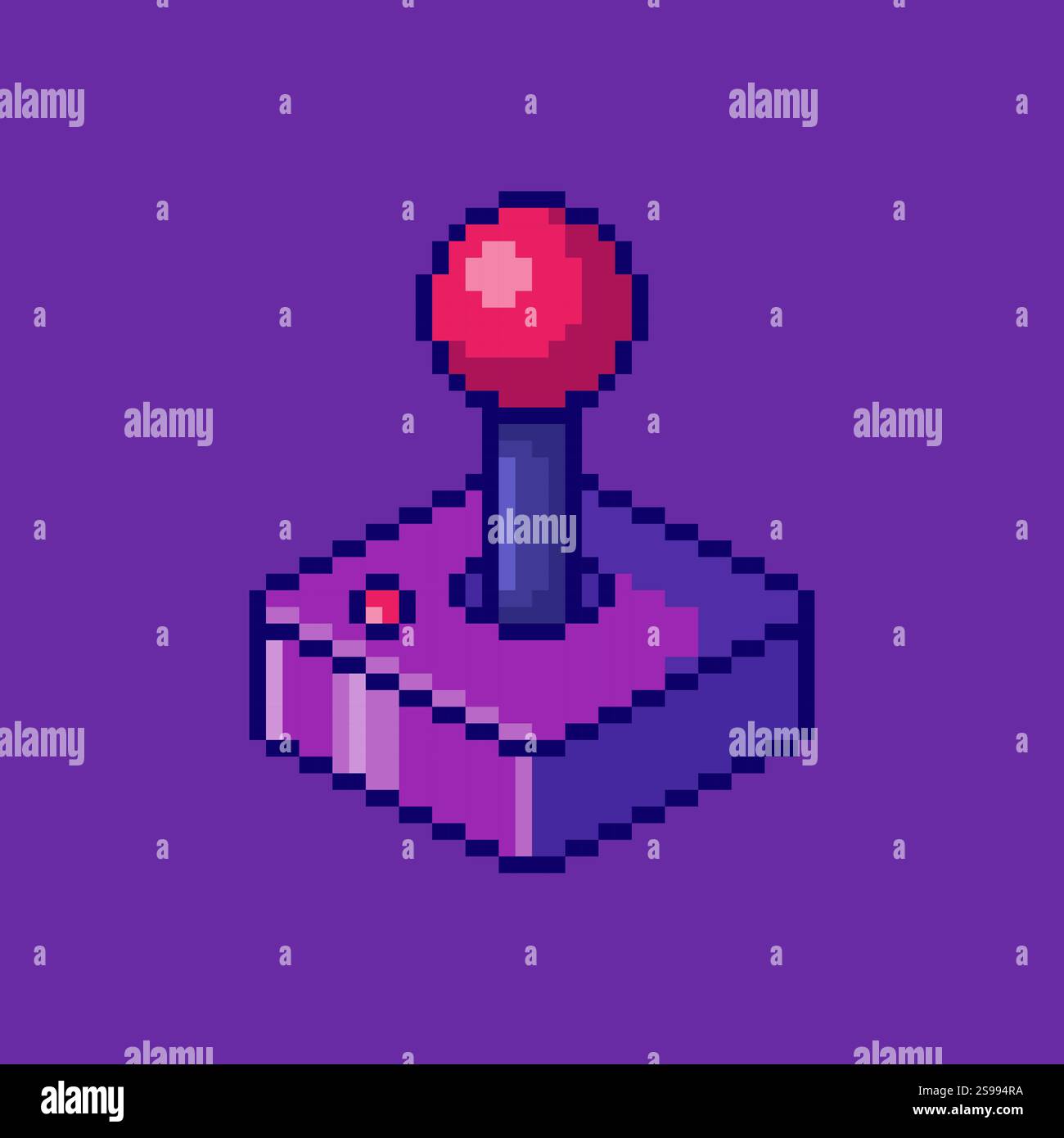 Pixel art Classic Arcade Joystick game asset design Stock Vector Image ...