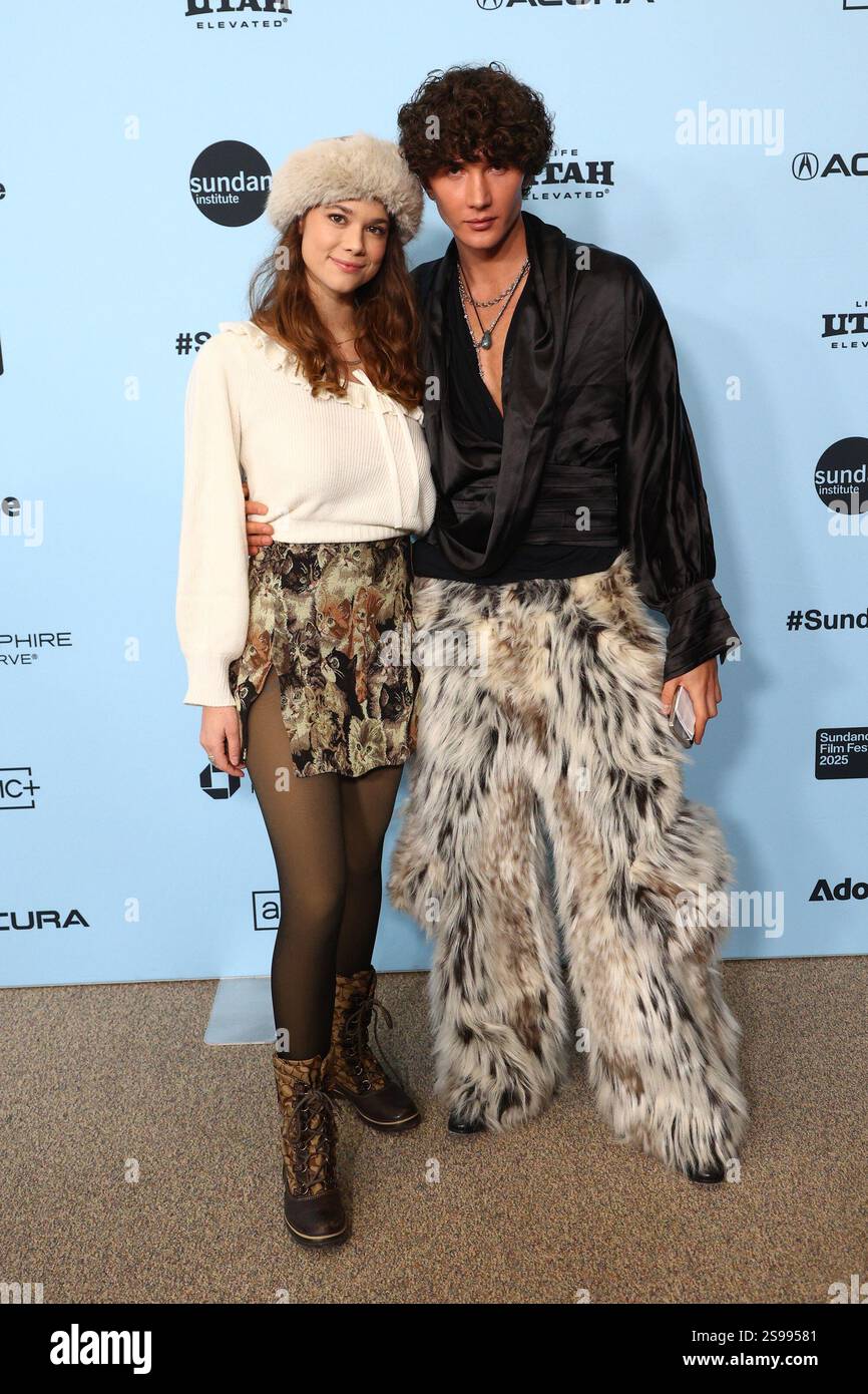 Michelle Ellyse, Leo Carter Hall at arrivals for RABBIT TRAP Premiere at the Sundance Film ...