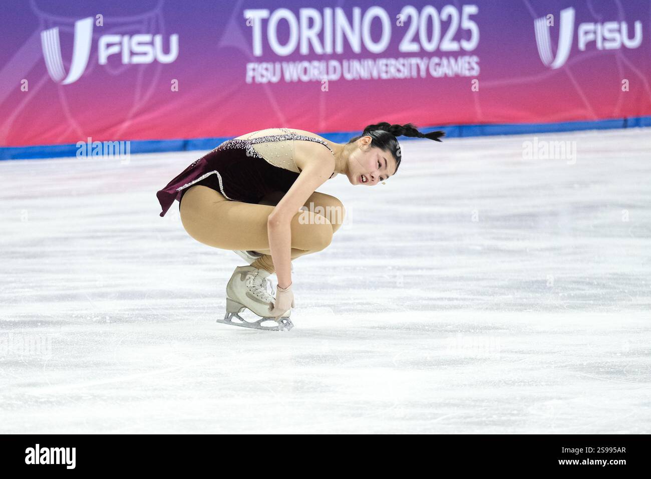 Charmaine Skye Chua of Philippines during the Women Single Skating ...