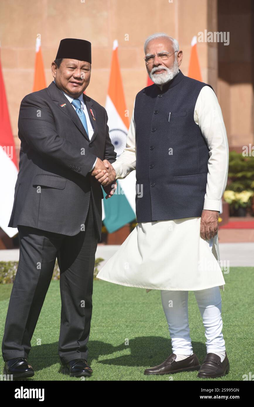 Narendra Modi meets Prabowo Subianto Indonesian President Prabowo ...