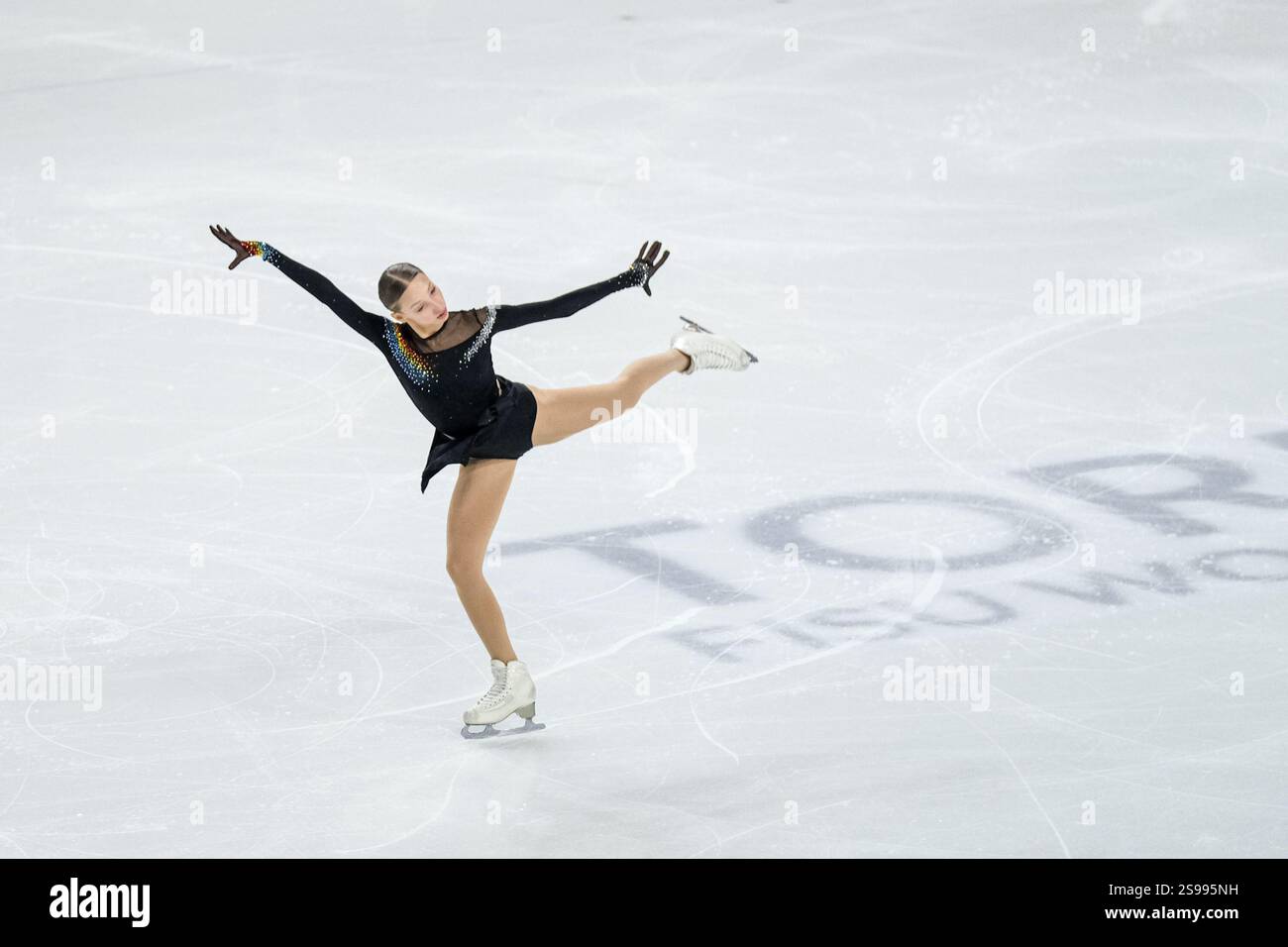 Ginevra Lavinia Negrello of Italy during the Women Single Skating Short ...