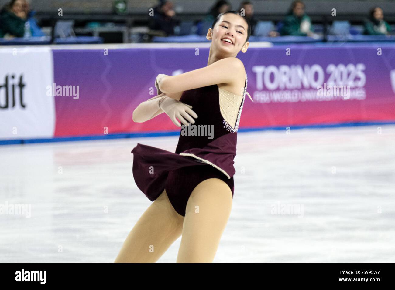 Charmaine Skye Chua of Philippines during the Women Single Skating ...