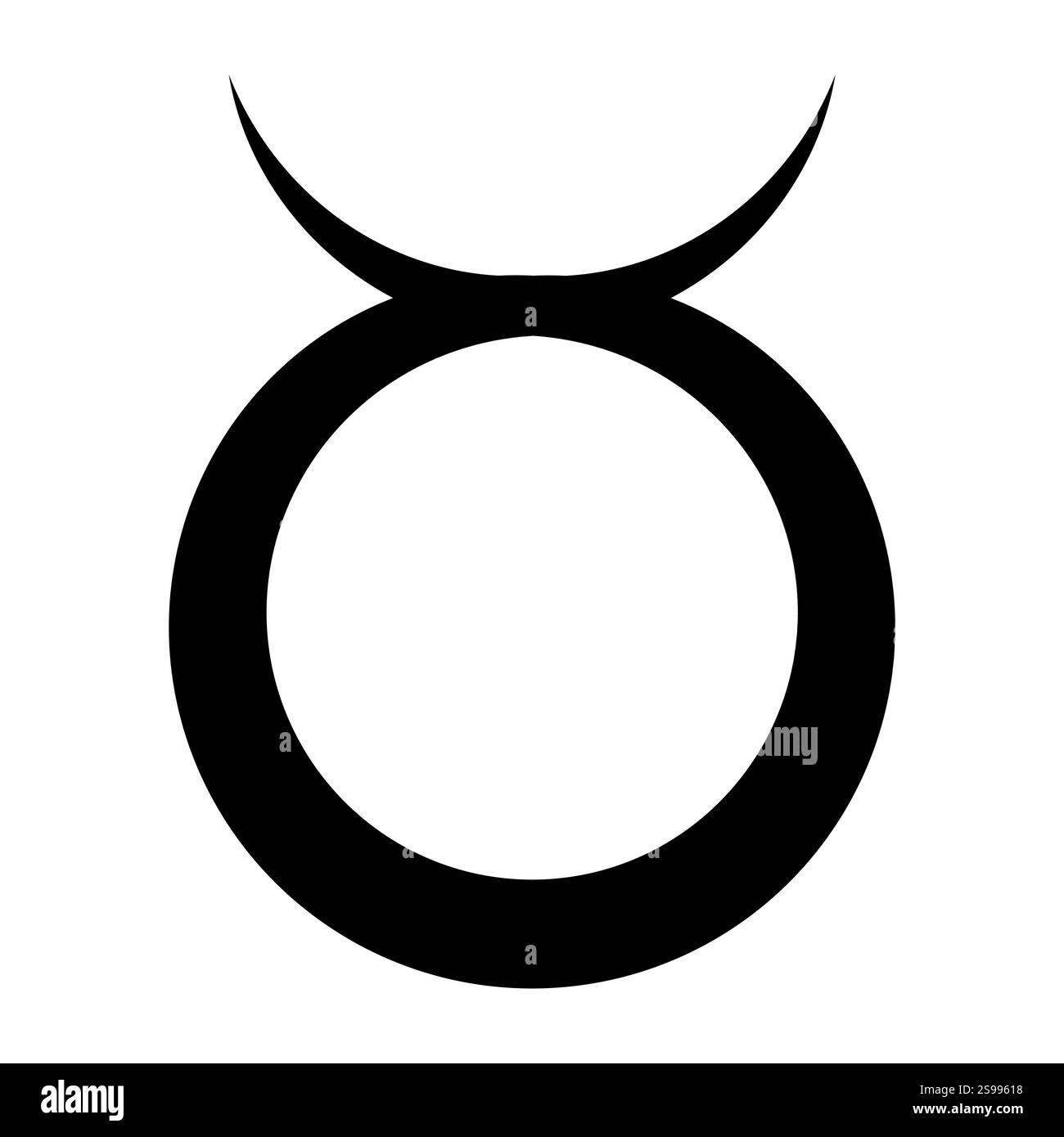 Taurus Zodiac Symbol, Taurus zodiac horoscope astrology sign Stock ...